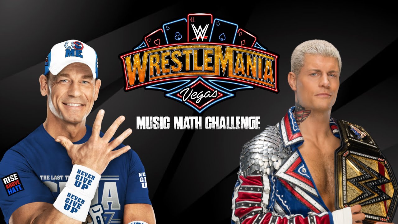 WWE WRESTLEMANIA | MUSIC MATH CHALLENGE | EPISODE 3 | #musiceducation ...