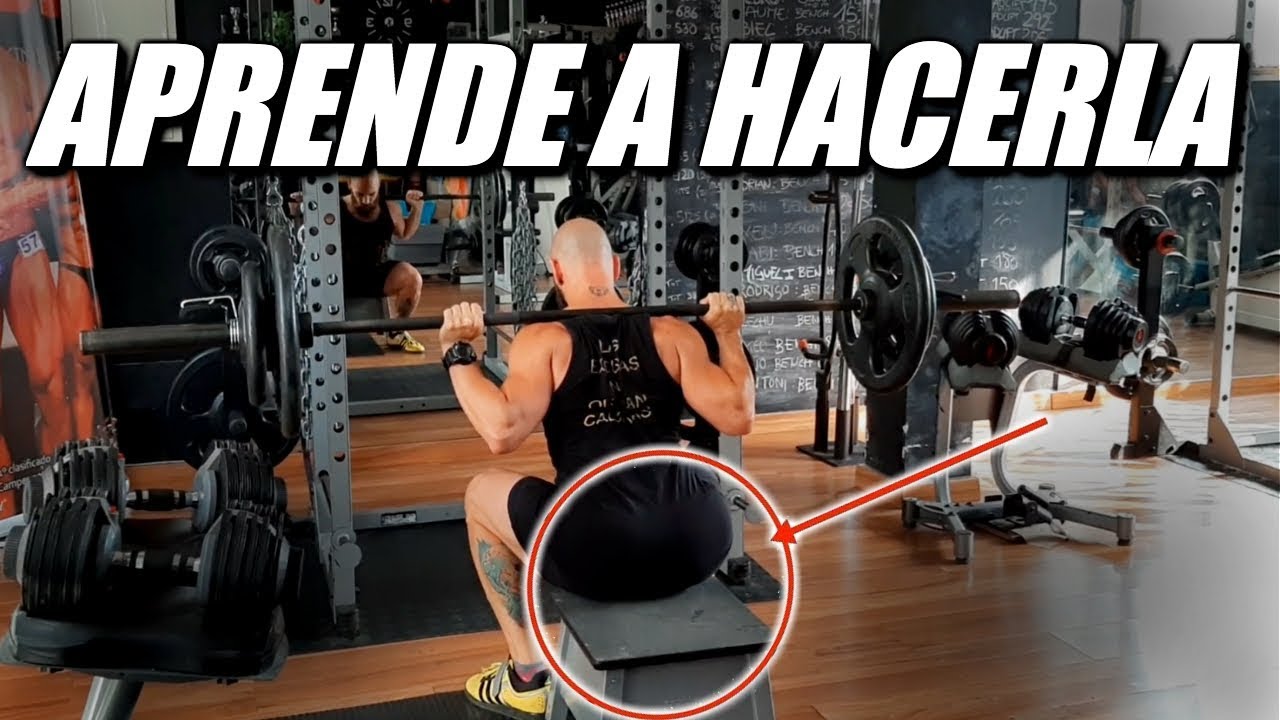 TUTORIAL de BOX SQUAT (sentadilla en cajón) - YouTube
