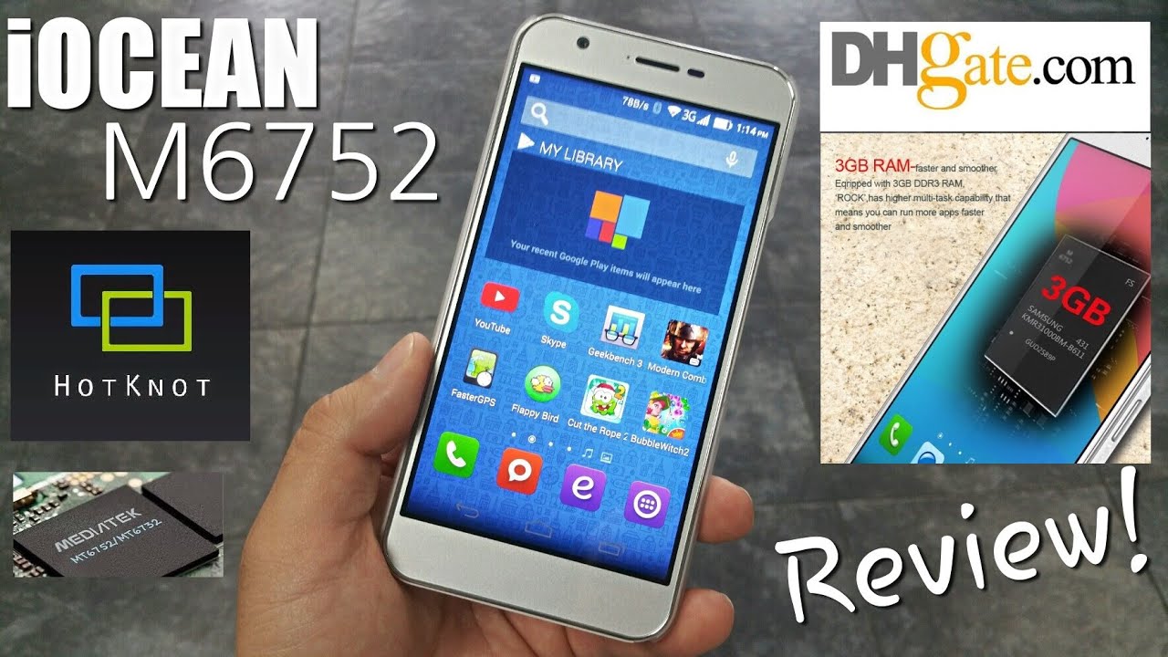 iOcean M6752 "ROCK" - Full Review - MTK6752 - 3GB/16GB - 4.4.4 - 5.5" IPS FHD - 5MP/14MP ...