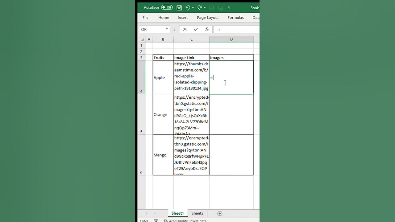 Excel New Image Function Shortfeed Youtube