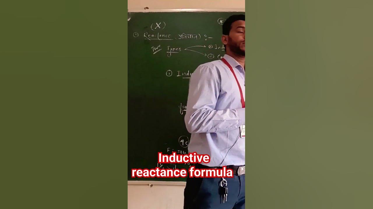 formula of Inductive reactance - YouTube