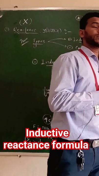 formula of Inductive reactance - YouTube