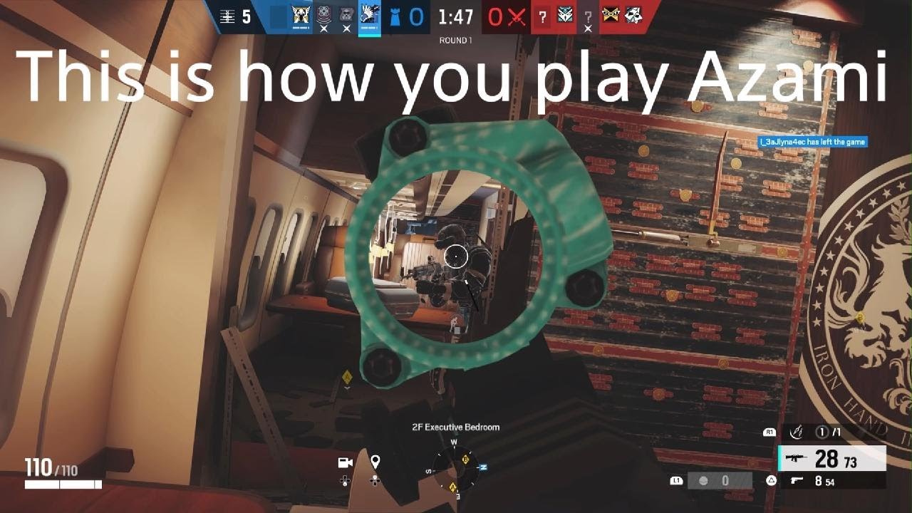 R6 Siege This is how you play Azami - YouTube