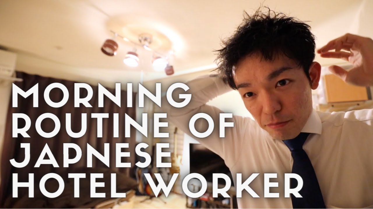 Morning Routine of Japanese Hotel Worker - YouTube