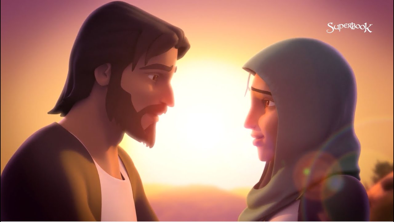 Superbook - Isaac and Rebekah Official Clip - Rebekah meets Isaac - YouTube