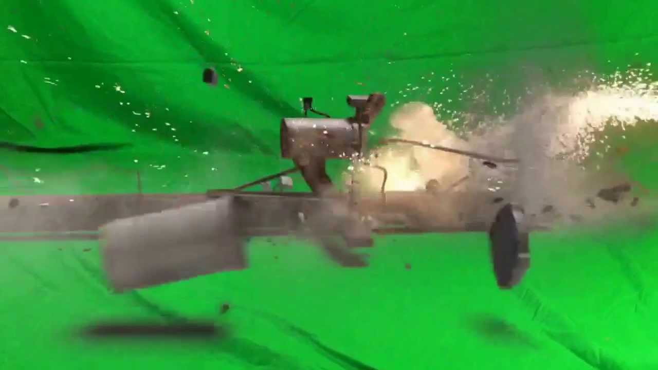 POLE FALLING- GREEN SCREEN - YouTube