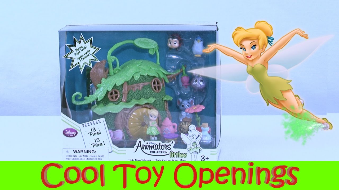 Disney Tinker Bell Micro Play Set Toy Opening - YouTube