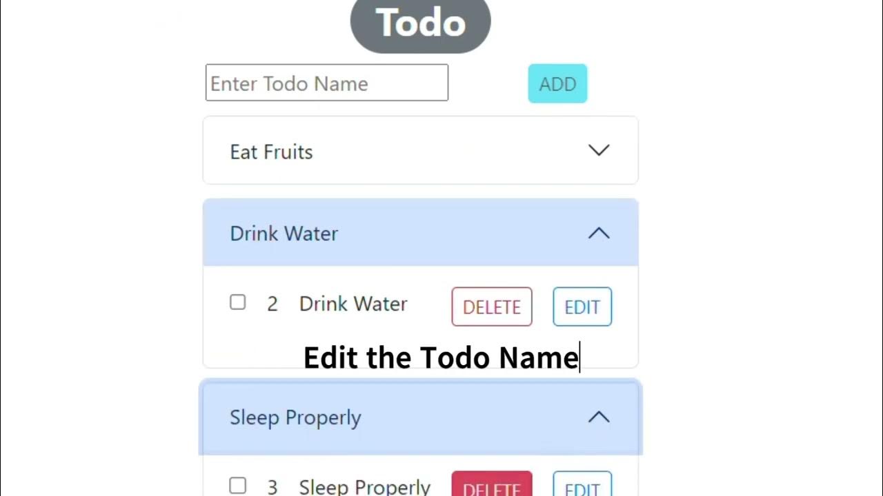 Create Todo App Using React Reduxtoolkit Youtube