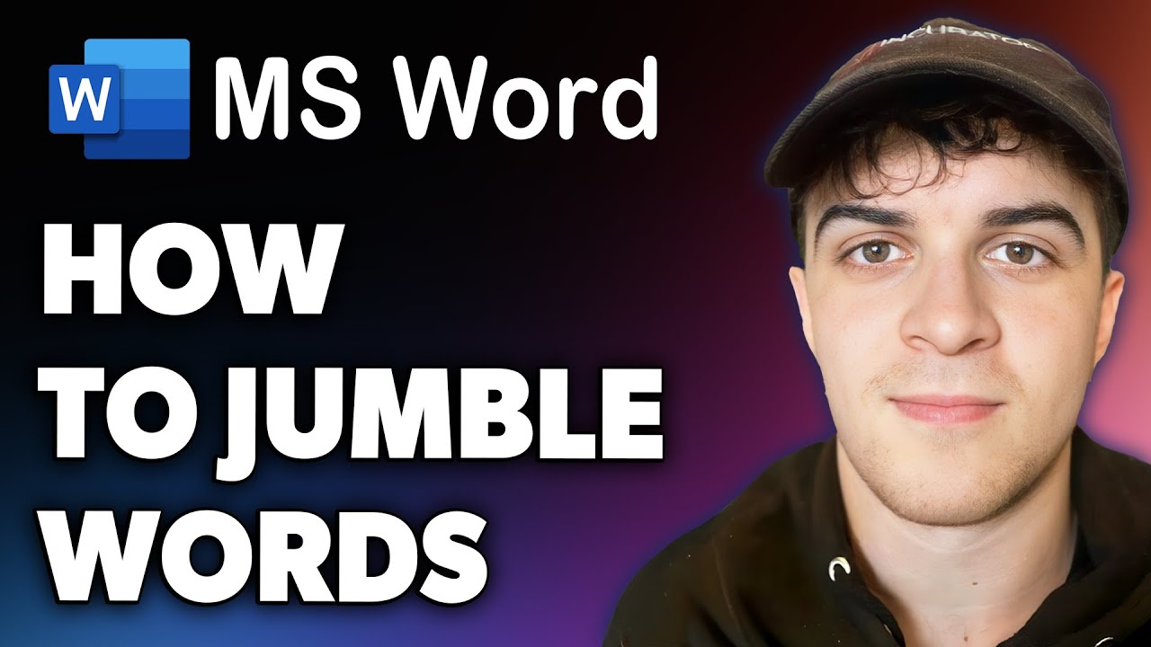 How to Jumble Words in Microsoft Word (Full 2024 Guide) - YouTube