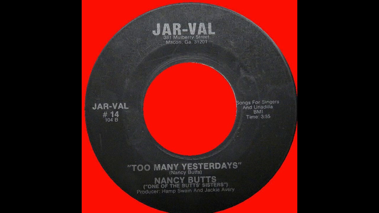 Nancy Butts Too Many Yesterdays - YouTube