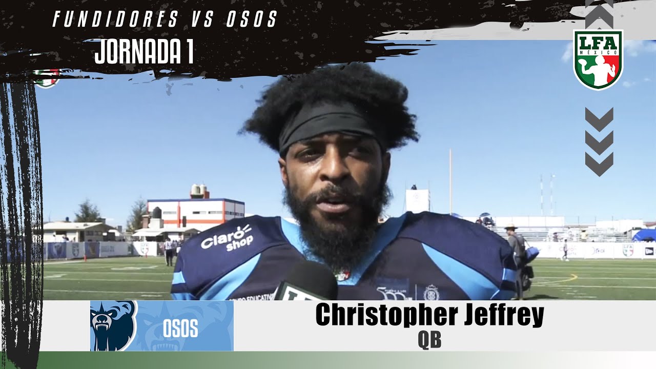 Entrevista Christopher Jeffrey, QB Osos / LFA 2020 - YouTube