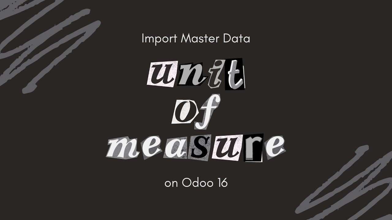 [Konfigurasi ERP] Import Master Data : Unit of Measure (UOM) | Odoo 16 - YouTube
