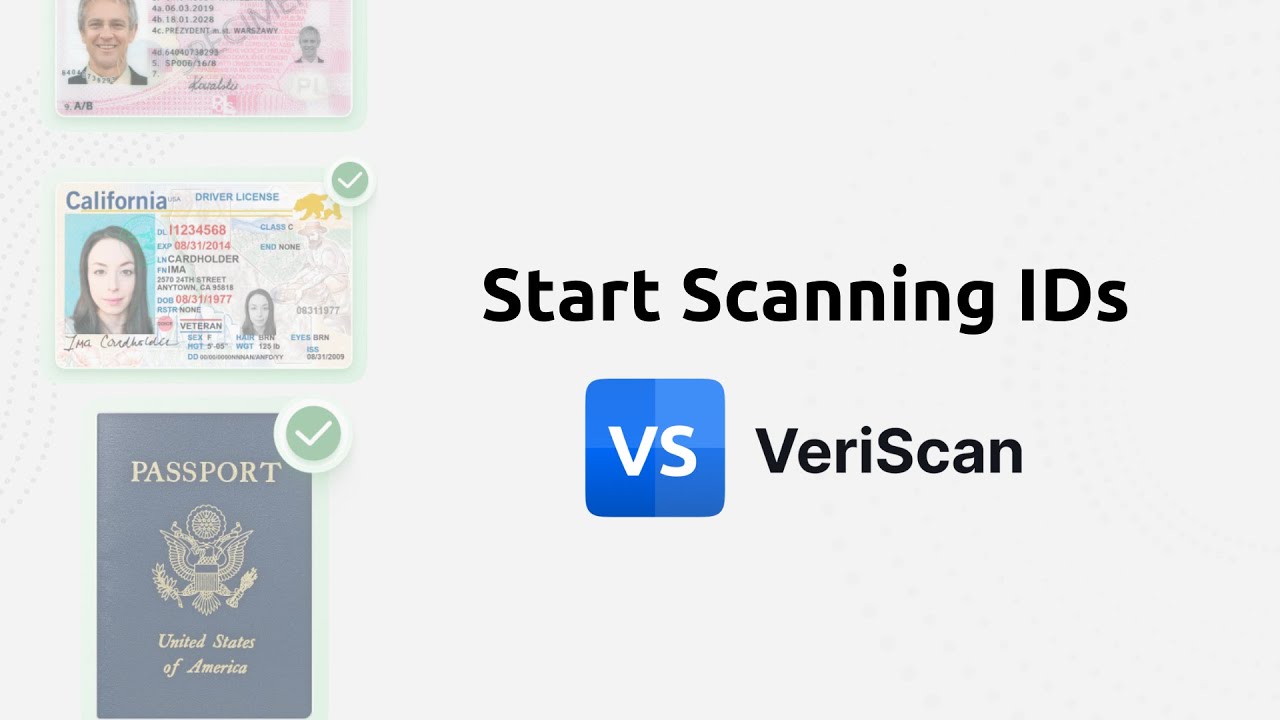 Start Scanning IDs with VeriScan - YouTube