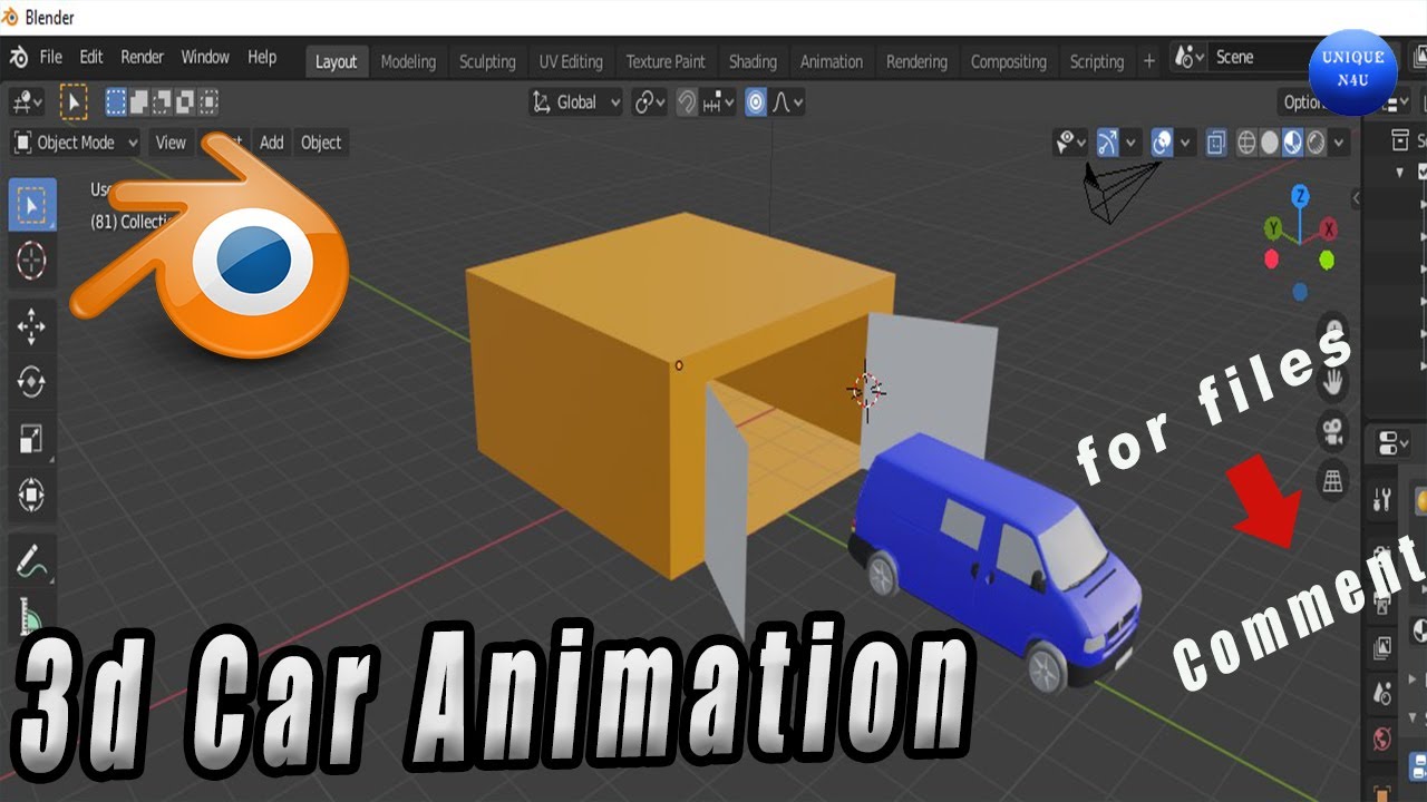 3D Car Animation in Blender 2.8 - Tutorial | 2020 - YouTube