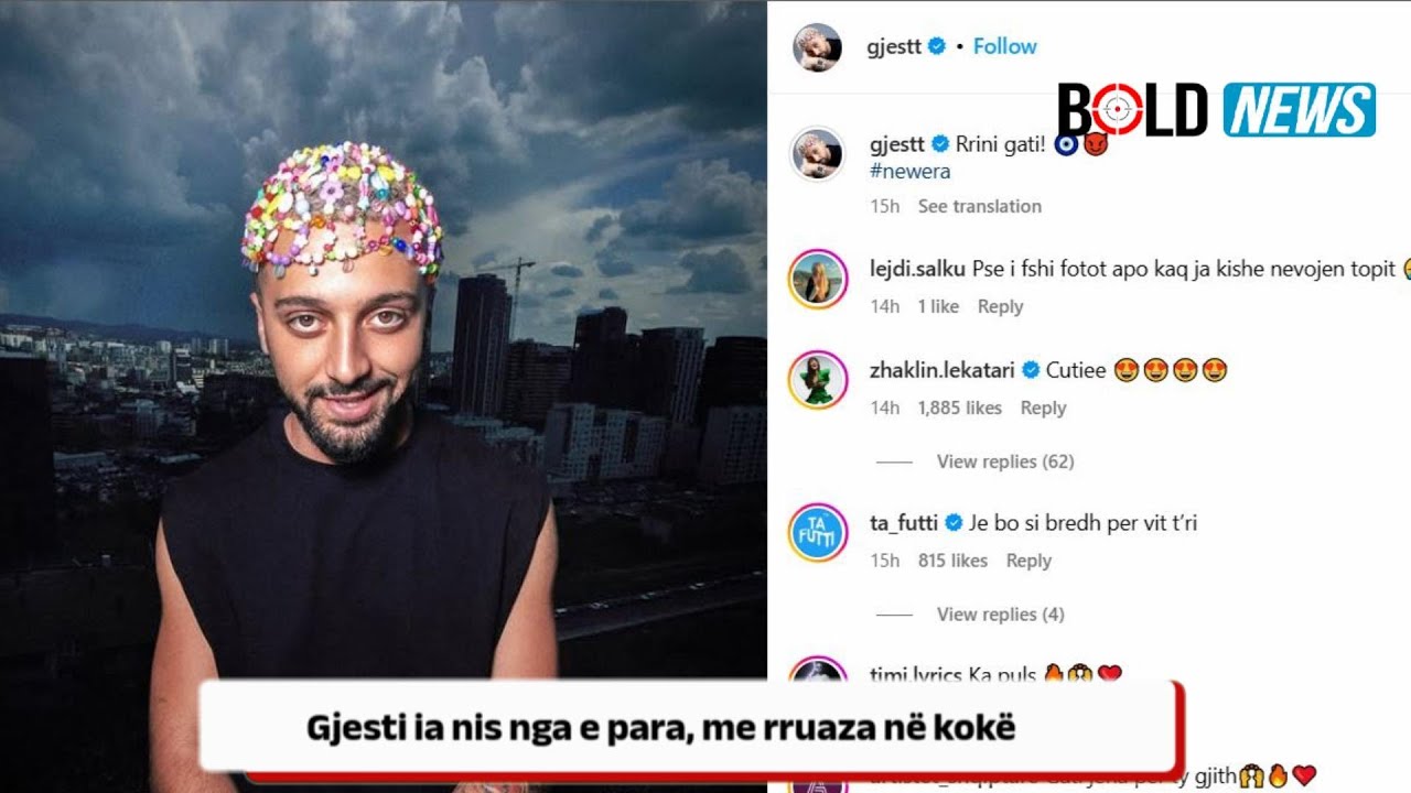 Gjesti ia nis nga e para, me rruaza në kokë - YouTube