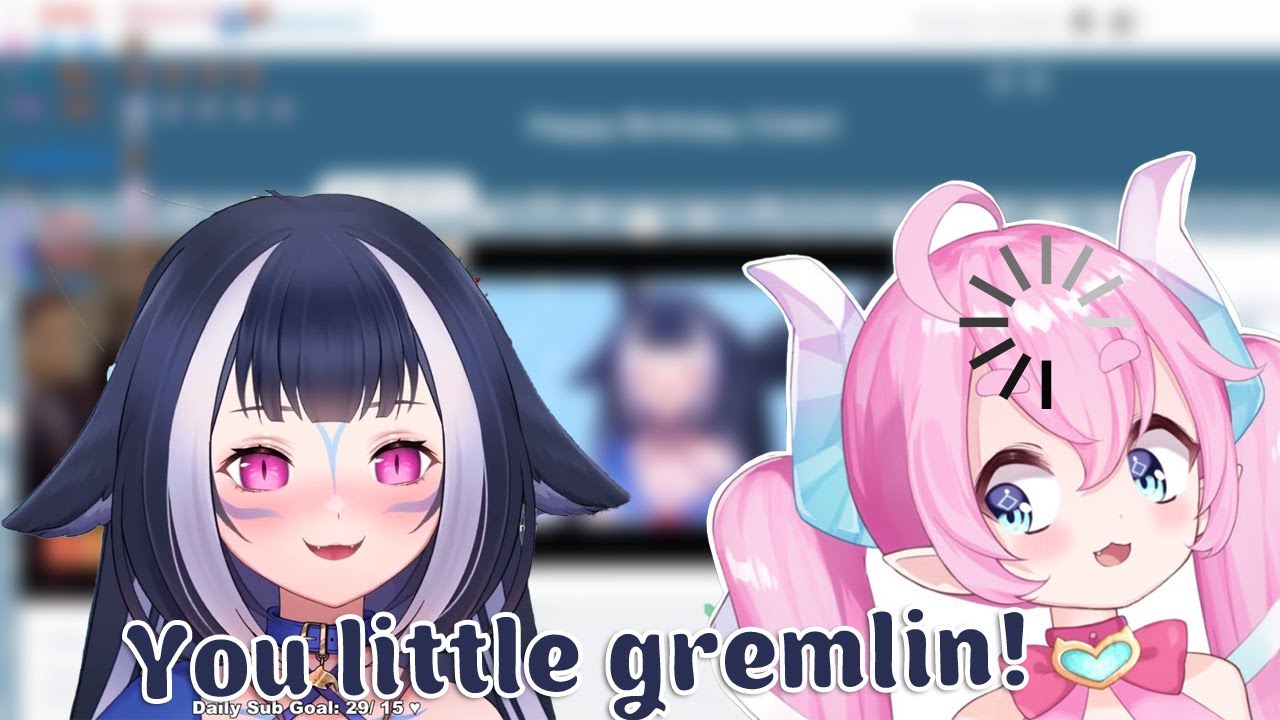 Shylily congratulated Chibidoki on her birthday - YouTube