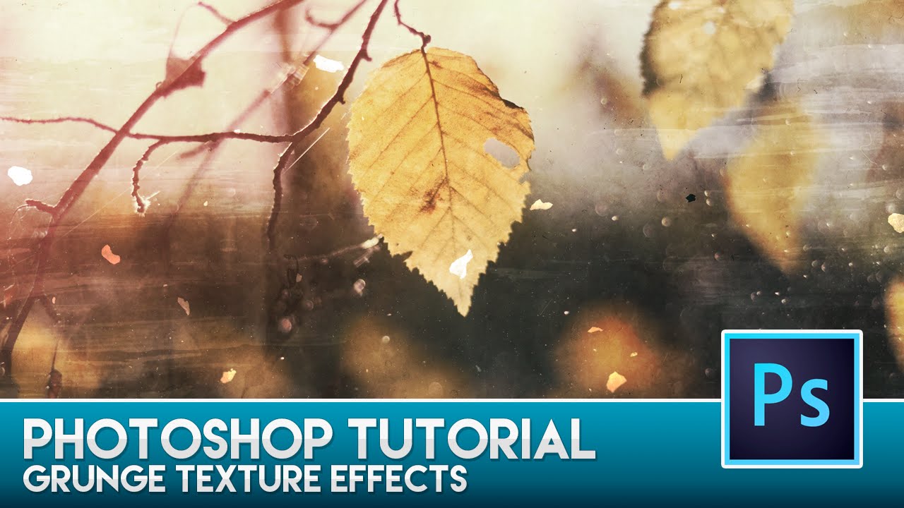 Photoshop Tutorial - Grunge Texture Effects - YouTube