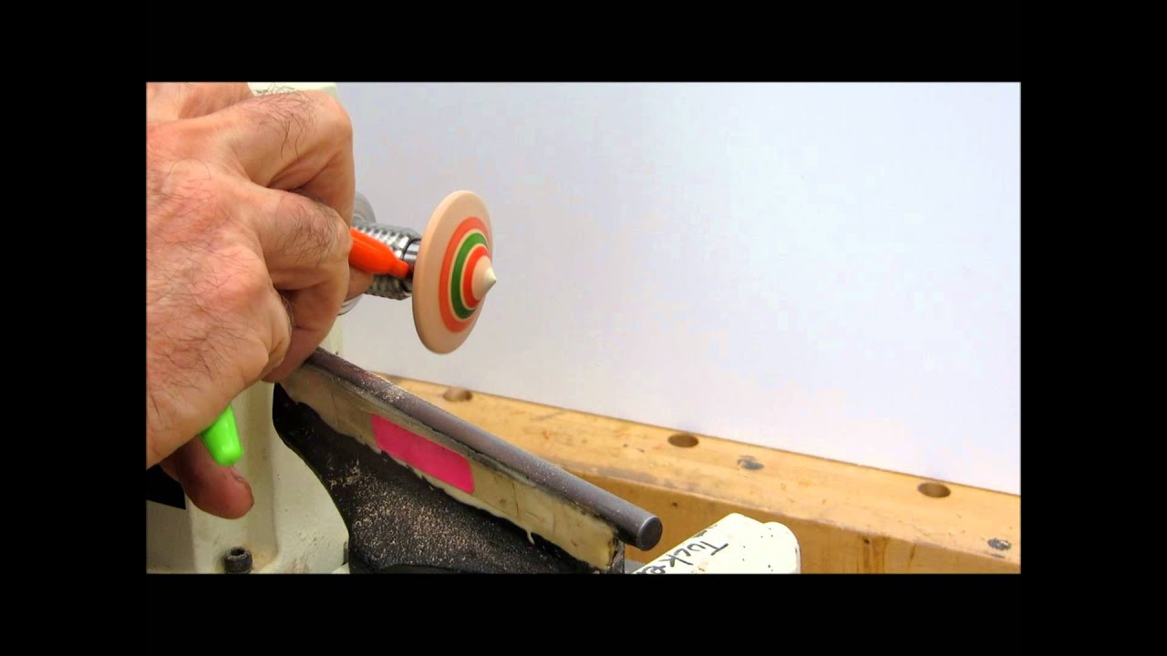 Turning a top blank - YouTube
