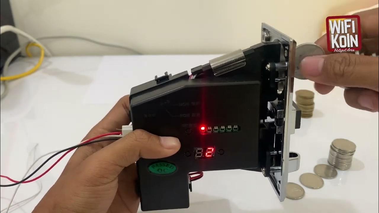 Tutorial Setting Coin Acceptor WIFI KOIN HX-916 - YouTube