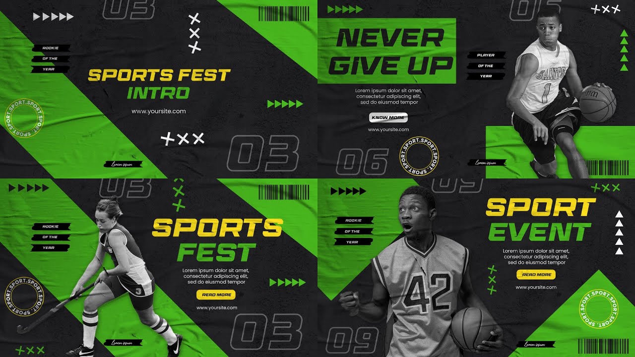 Sports Intro After Effects Template | Get AE, Pr, MoGRT Templates ...