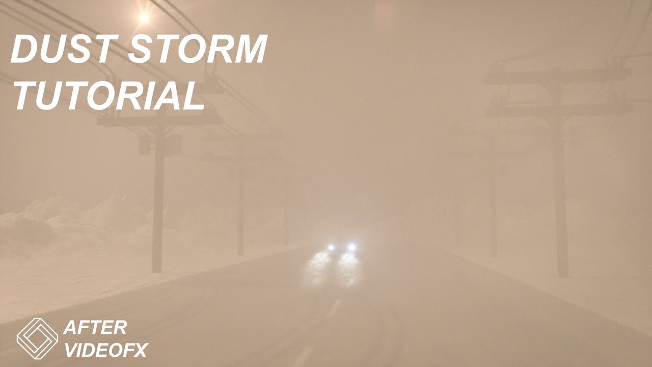 Dust Storm Composite: After Effects - YouTube