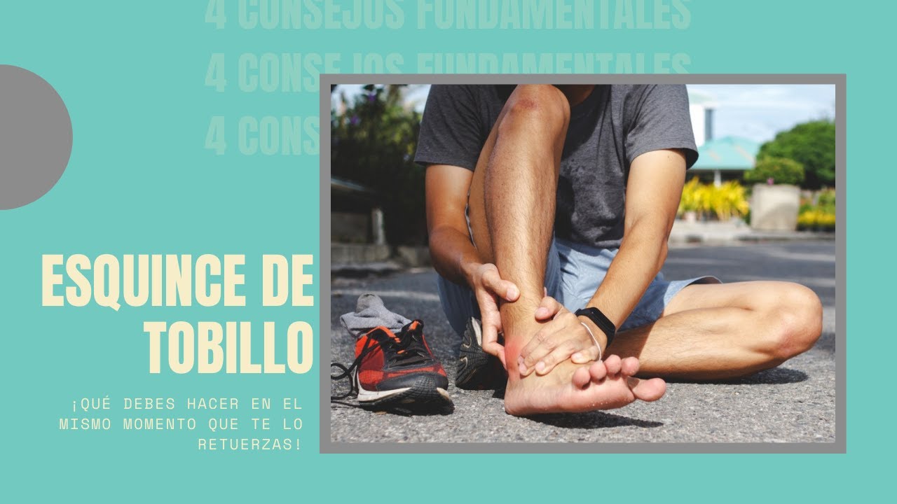 Esguince o torcedura de tobillo, ¡cómo debes actuar! | CIO Salud - YouTube