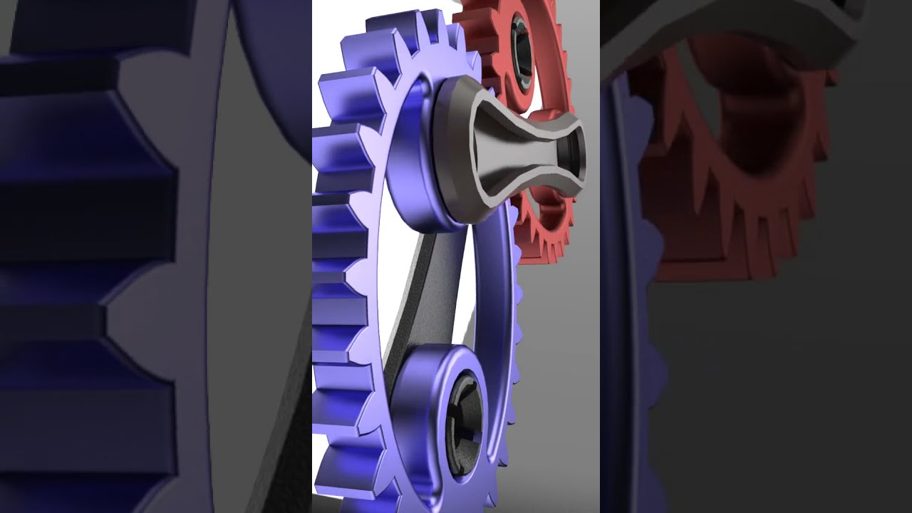 oval sprockets #shorts #cad #animation #3dmodeling #solidworks # - YouTube