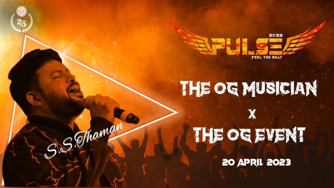 Pulse 2023 Thaman Promo | 20 April 2023 | GRIET | #TheOGEventIsBack | # ...