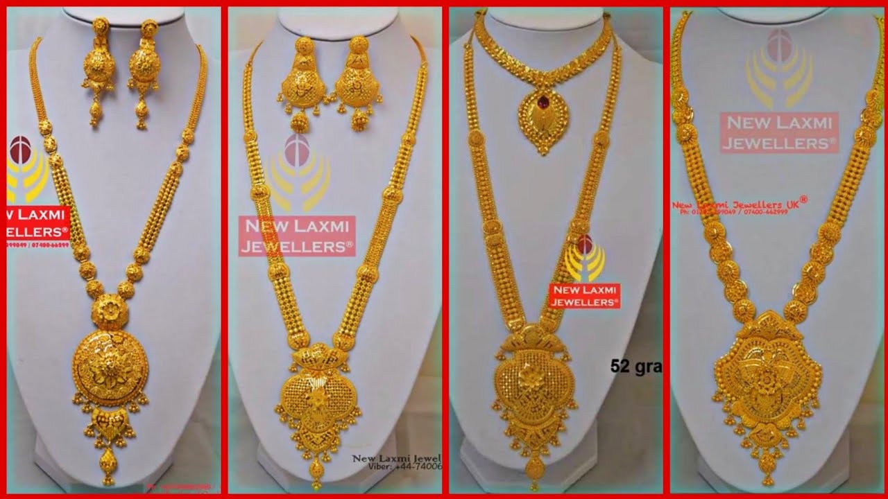 Light Weight 22k Gold Rani Haar Designs With Weight And Price @Silver ...