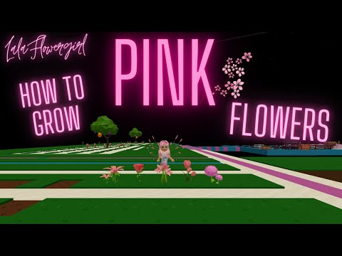 How to grow PINK flowers in Roblox Islands - YouTube