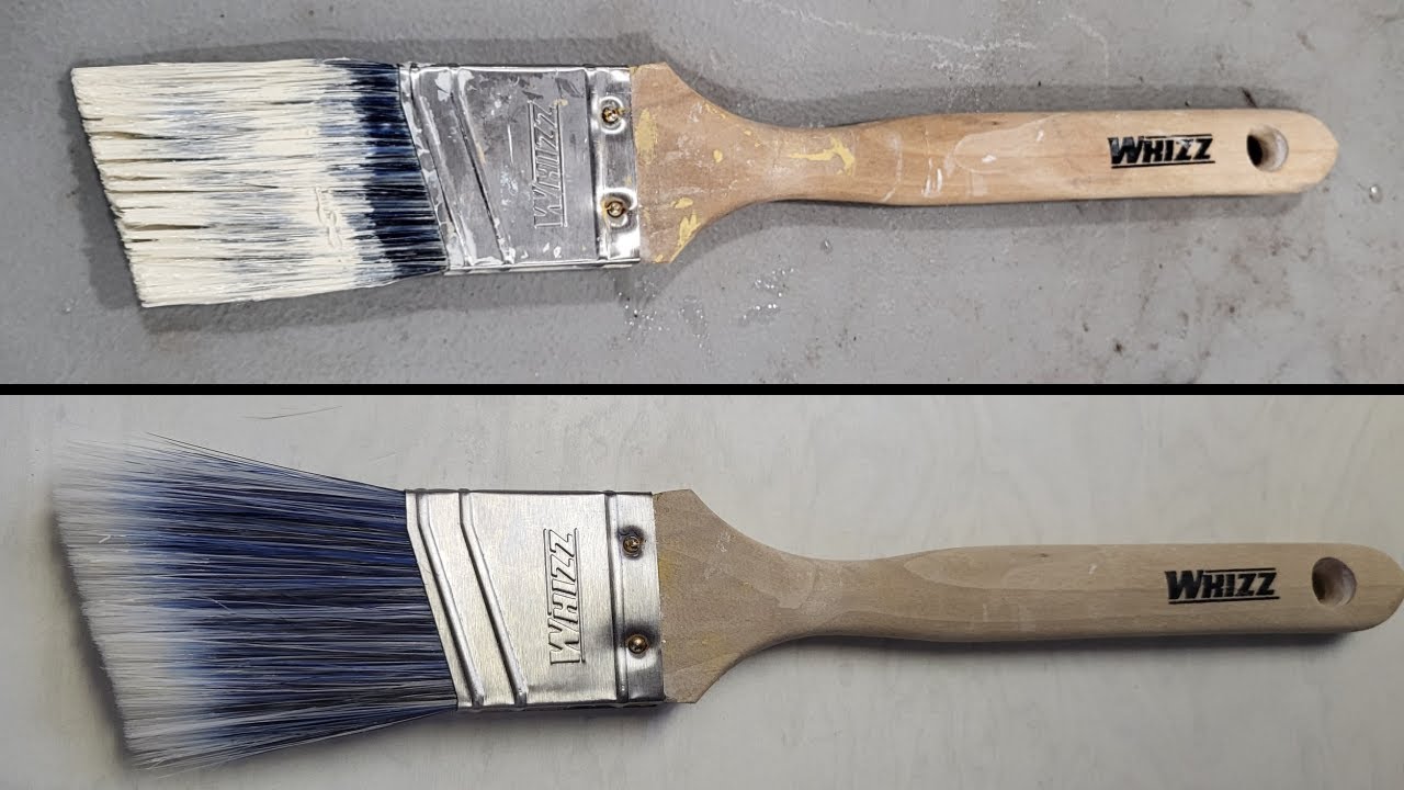 How to clean a paintbrush in 1 step - YouTube