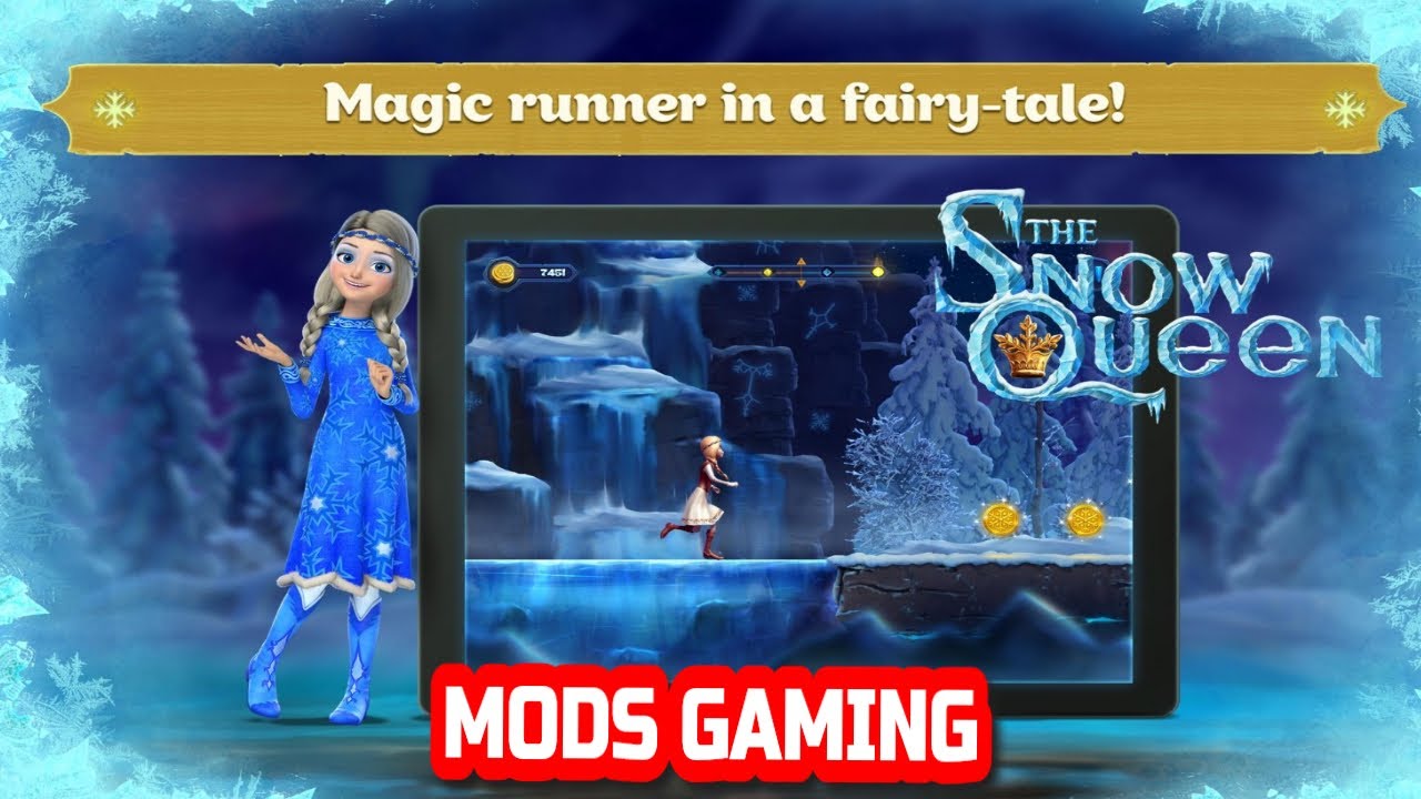 Snow Queen Frozen Fun Run Gameplay | Snow Queen Highest Score - YouTube