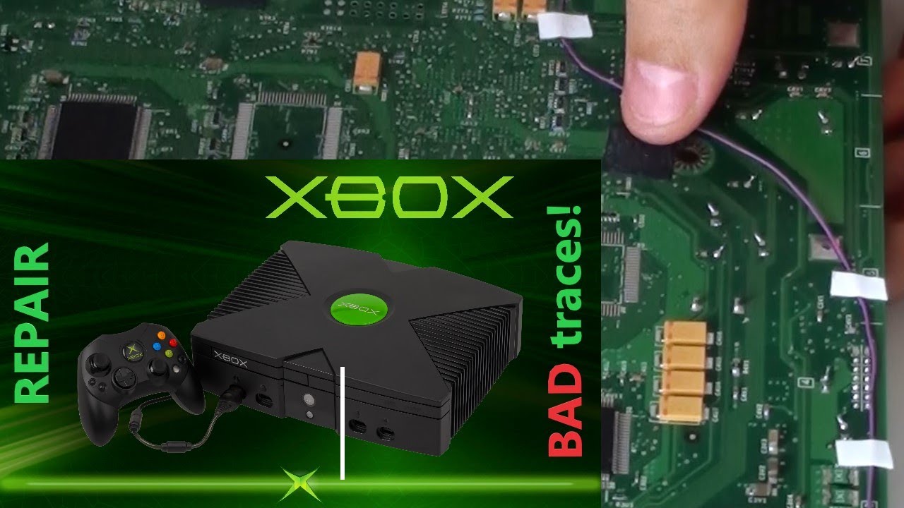 Xbox Original - Traces corrosion - Repair - YouTube