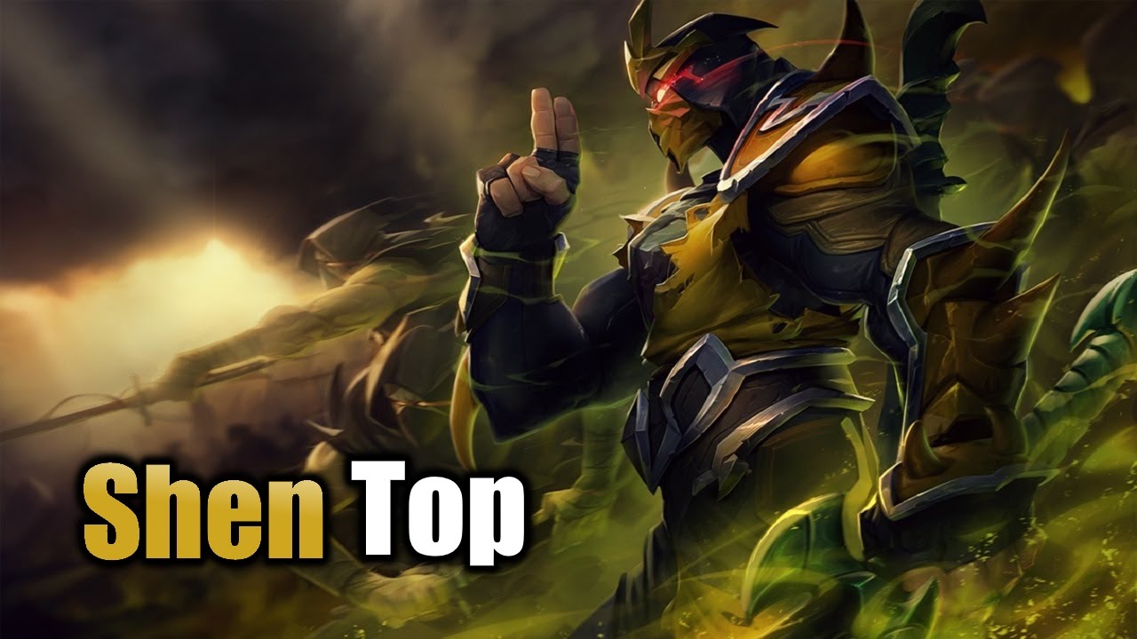 Yellow Jacket Shen Top Gameplay - League Of Legends - YouTube