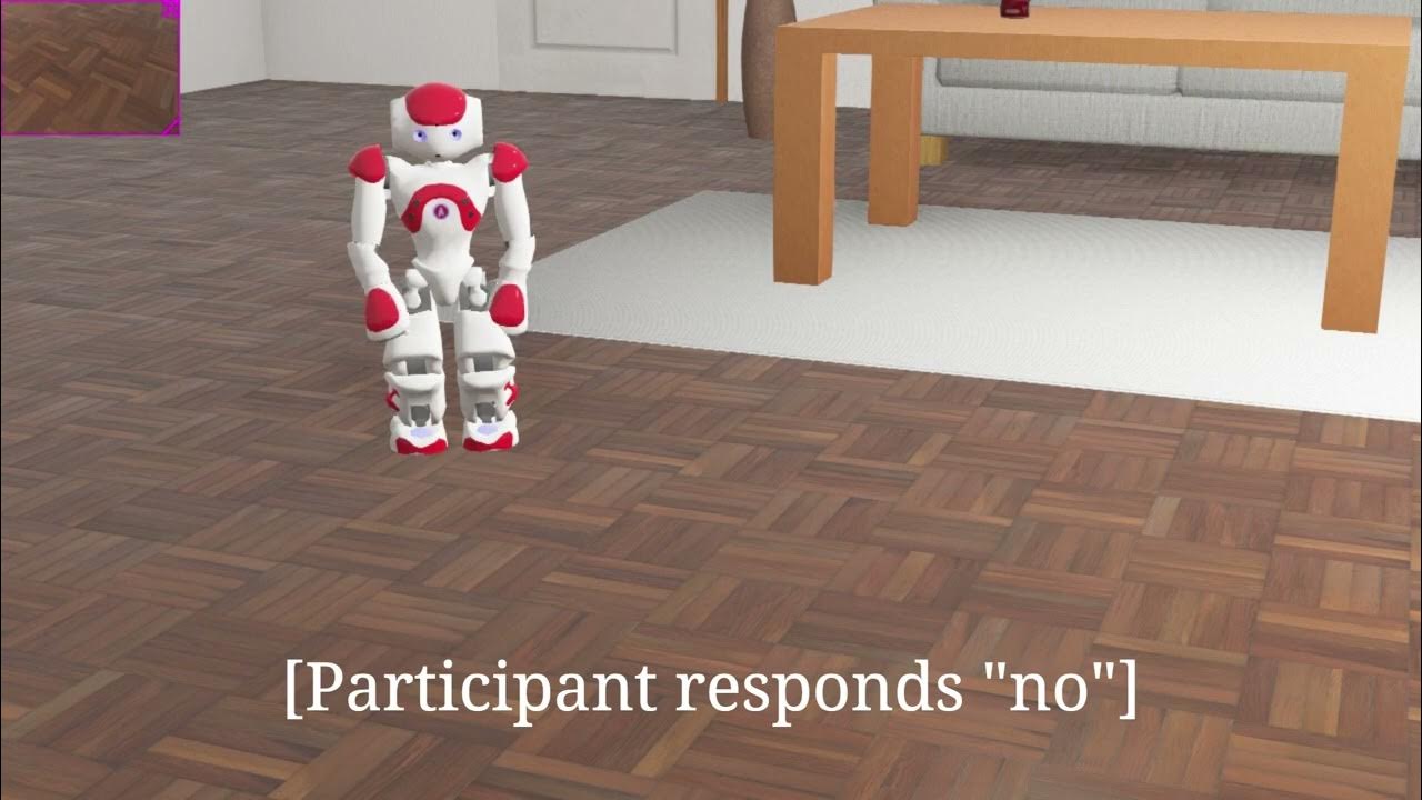Webots: Nao using emotional-expressive door-in-the-face persuasion tactic - YouTube