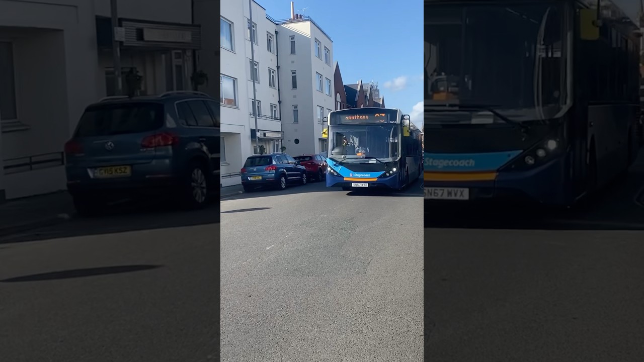 SN67 WVX 26153 on the 23 to Southsea - YouTube