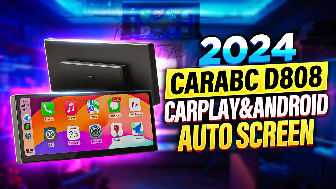 CARABC D808 - APPLE CARPLAY & ANDROID AUTO 8.8 inch Unit! - YouTube