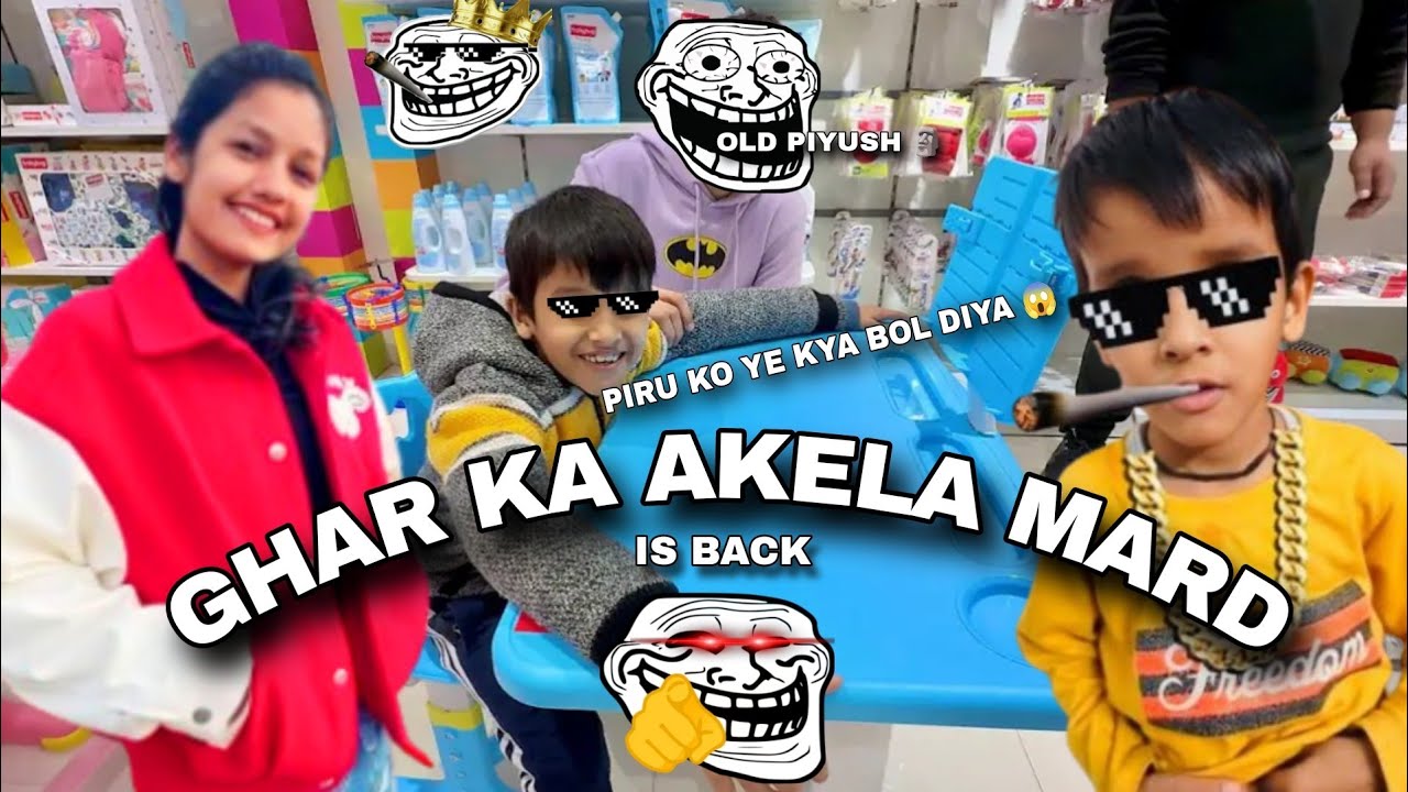GHAR KA AKELA MARD IS BACK 🗿 KUNALI JOSHI 😎 AKELA MARD 💀 @souravjvlogs ...