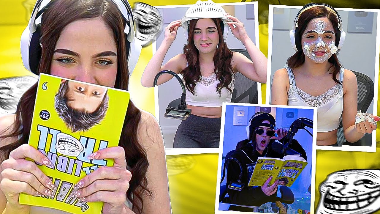 Hice los retos del LIBRO TROLL de Rubius - YouTube