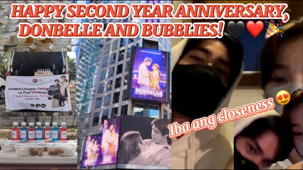DONBELLE AND BUBBLIES’ 2ND ANNIVERSARY CELEBRATION! AT MAY BUMATI!! 🥰🖤 ...