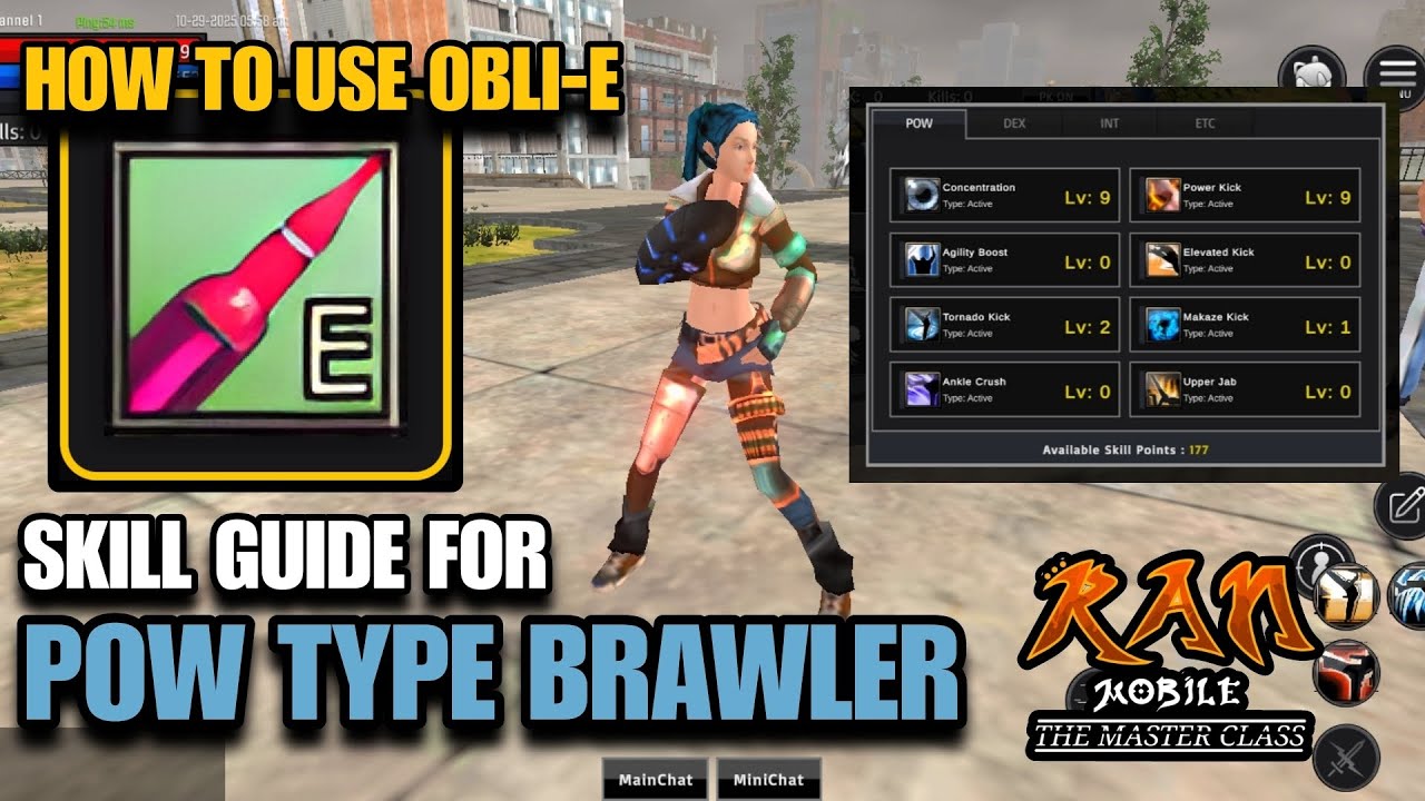 RAN Mobile: The Master Class - HOW TO USE OBLI -E | SKILL GUIDE FOR POW ...