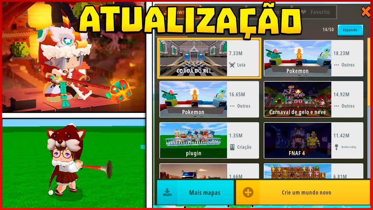 Mini World atualizou: NOVO VISUAL, INSTRUMENTOS E COMO CORRIGIR BUG DOS ...