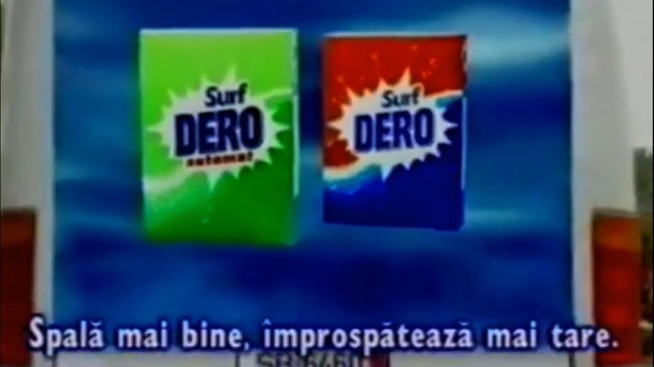 Reclama Dero Surf (septembrie 2002) - YouTube