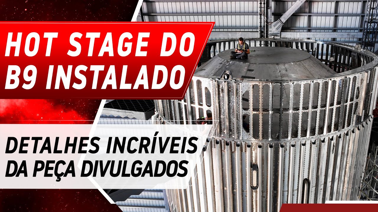 HOT STAGE DO SUPER HEAVY INSTALADO! - YouTube