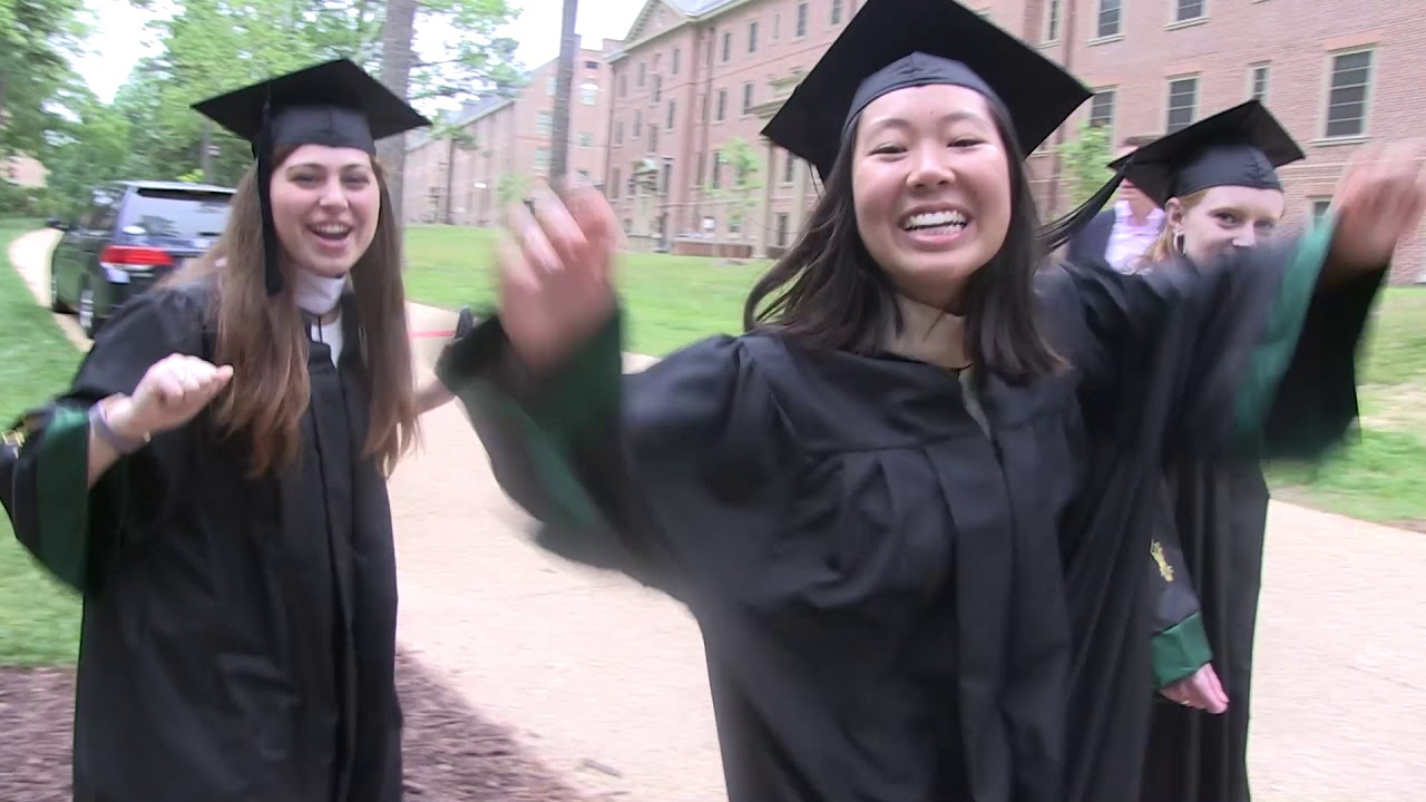 Commencement 2019: The graduate walk - YouTube