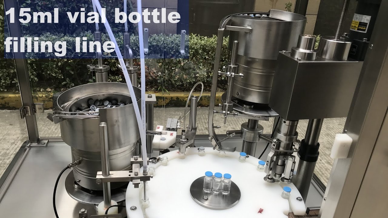 filling line | 15ml vial bottle filling line | vial filling stoppering ...