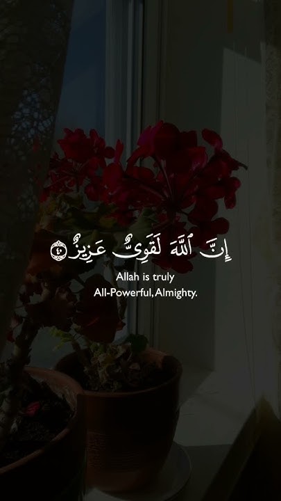 {وَلَيَنصُرَنَّ اللَّهُ مَن يَنصُرُهُ ۗ} Youtube