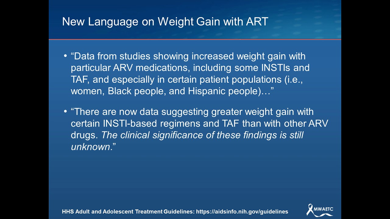 Update from the DHHS Adult and Adolescent HIV Treatment Guidelines ...