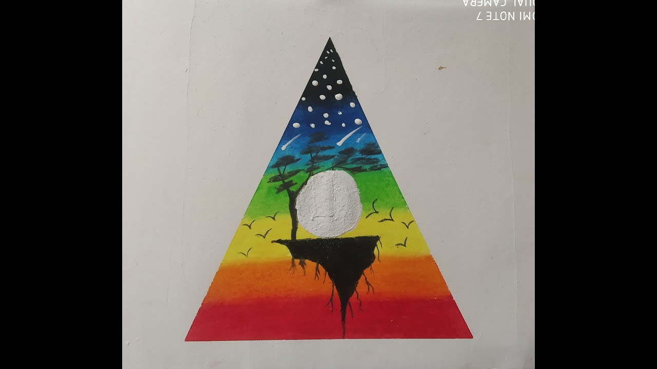 A Magical land | Drawing | Drawing With oil pastels | Step by Step ...