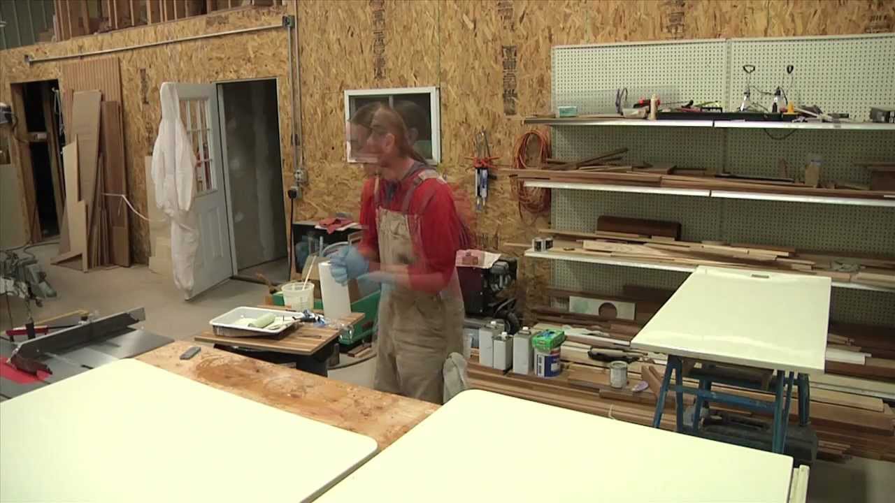 Using Awlgrip 545 Primer Over Fiberglass Repairs - YouTube